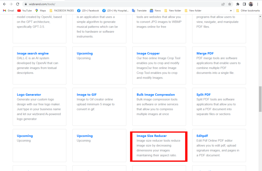 Image Size Reducer Online Tool- WizBrand - Wizbrand