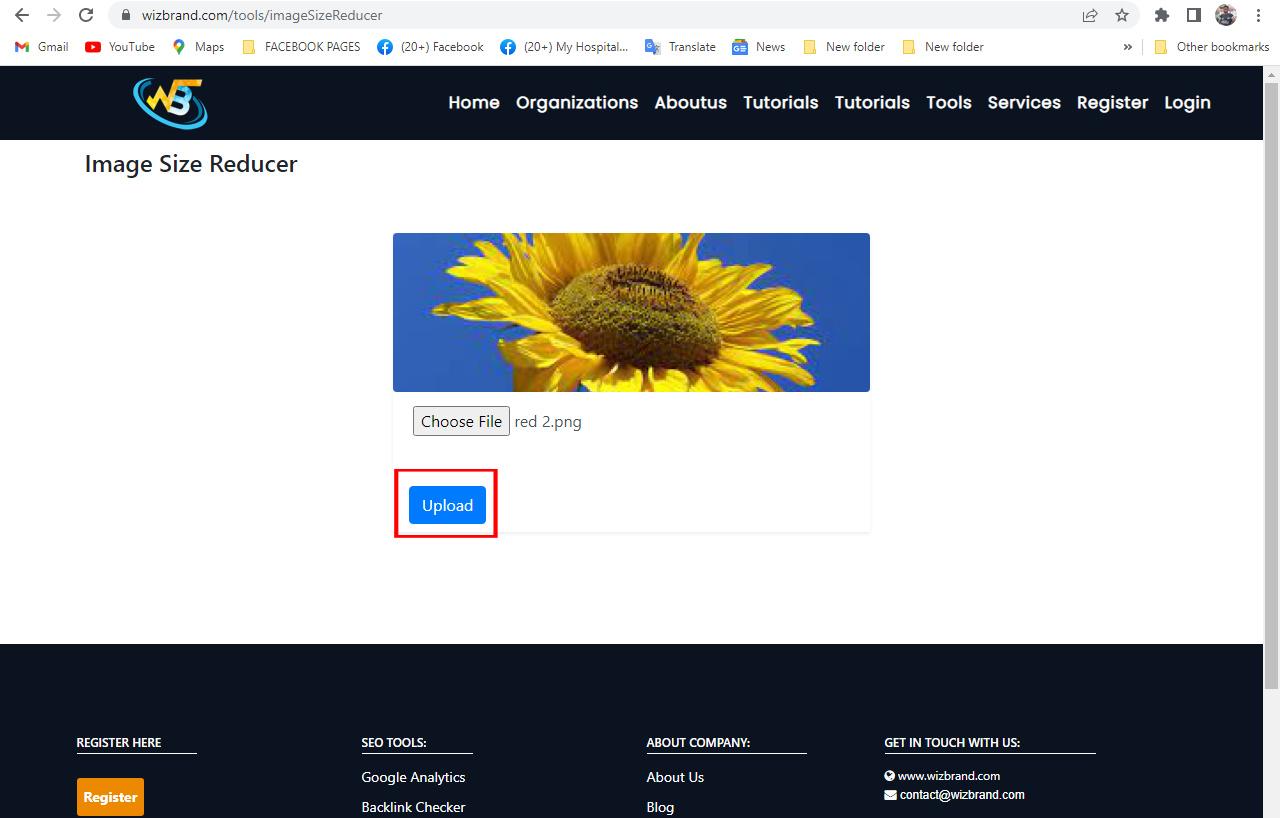 Image Size Reducer Online Tool- WizBrand - Wizbrand