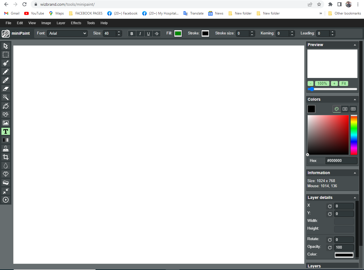Mini Paint tools Online Tool - WizBrand - Wizbrand