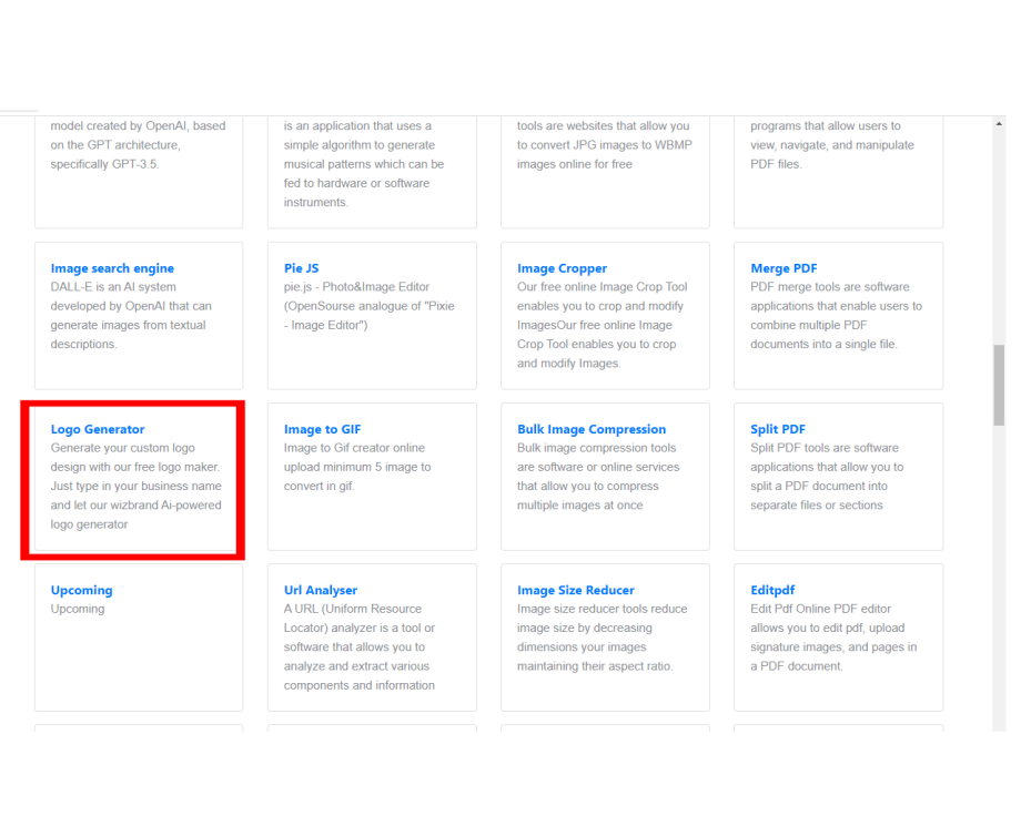 AI Logo Generator Online Tool -WizBrand - Wizbrand