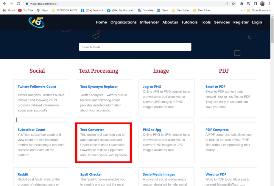 Text Converter Tool Online Tool -WizBrand - Wizbrand