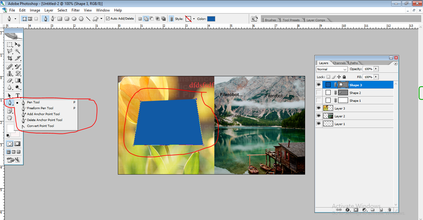 How to Create a Circle & Shape in Photoshop - Wizbrand