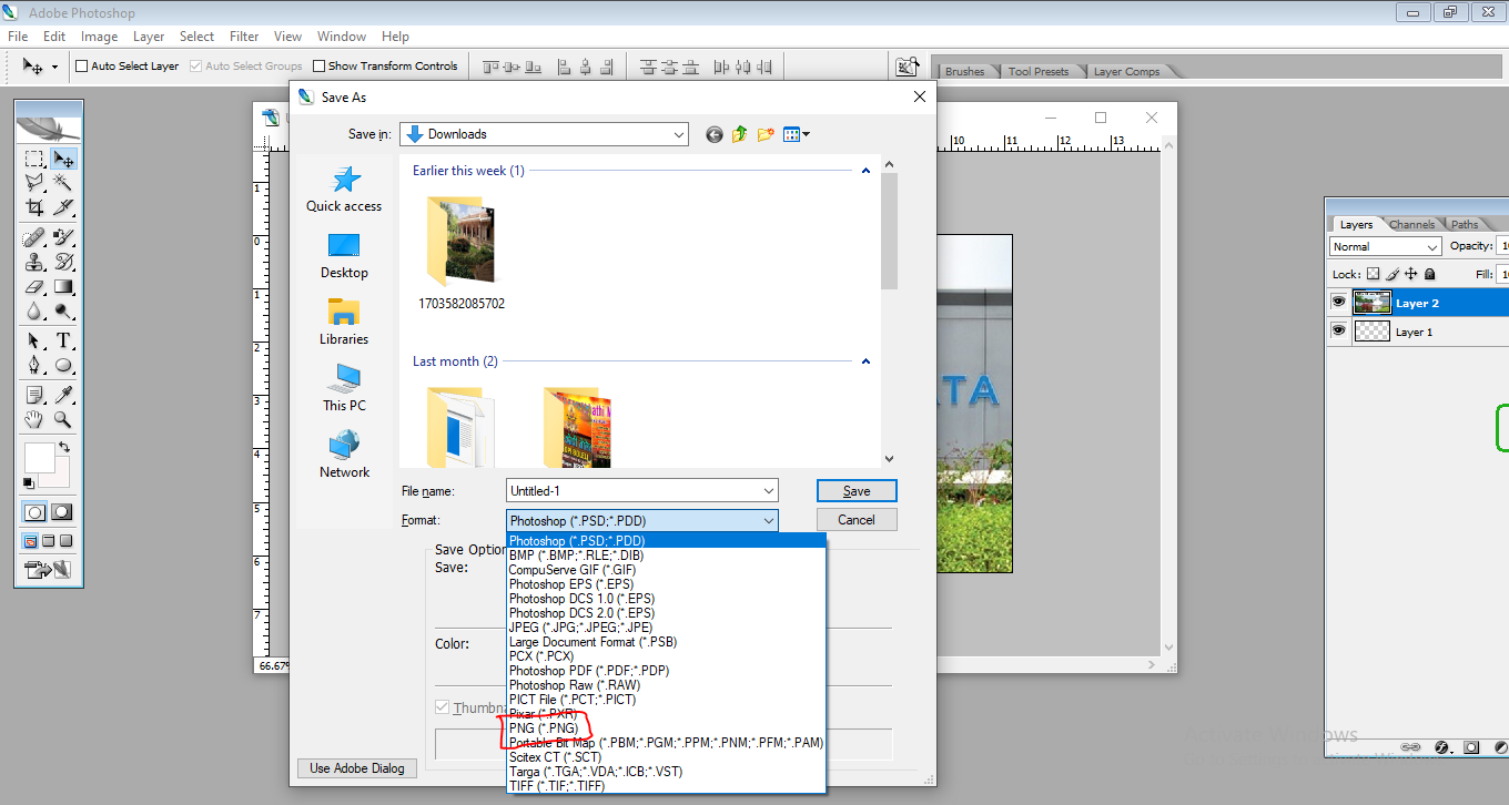 How to save Photoshop images in jpeg, png and pdf formats? – Wizbrand