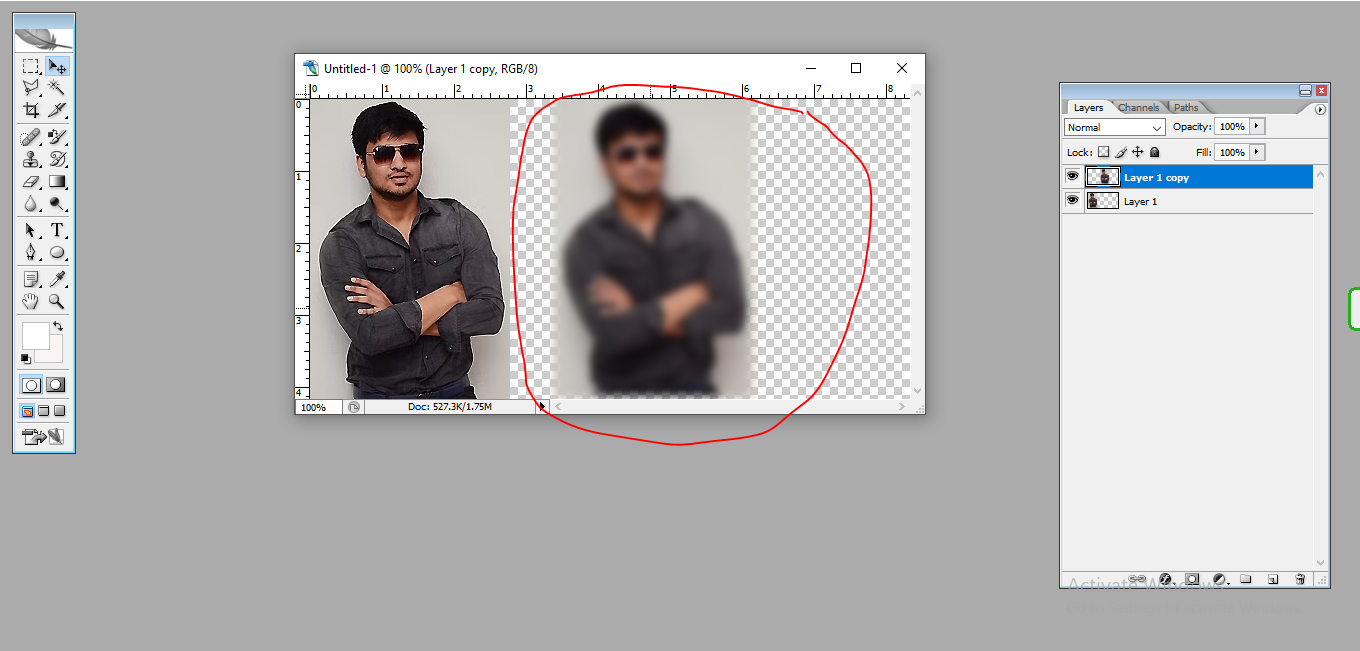 How to blur an image in photoshop? - Wizbrand