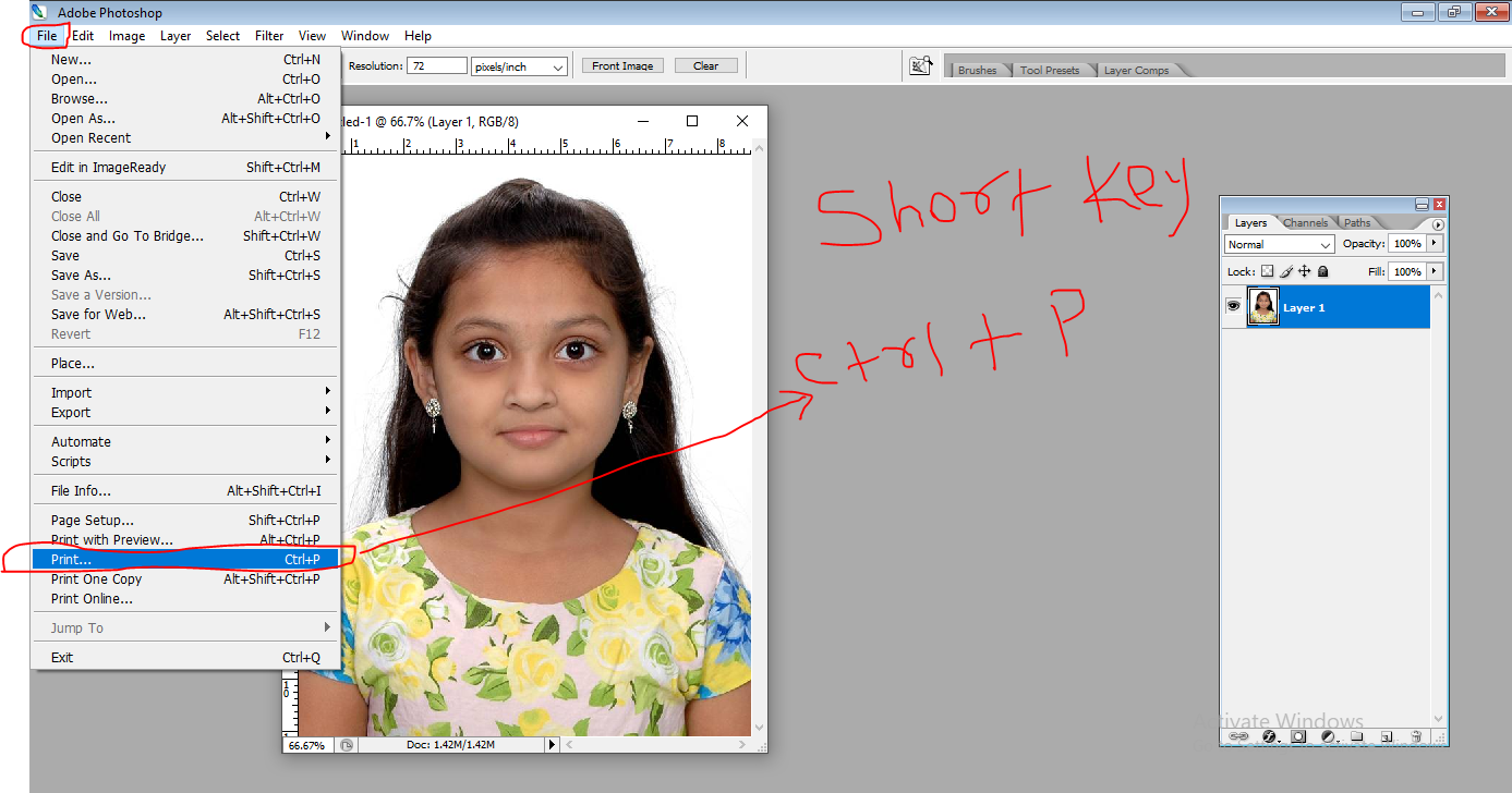 How to print photos in photoshop? - Wizbrand